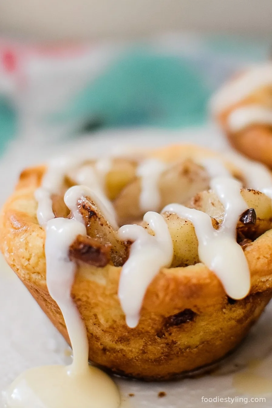 Cinnamon Roll Apple Pie Cups | Foodie Styling