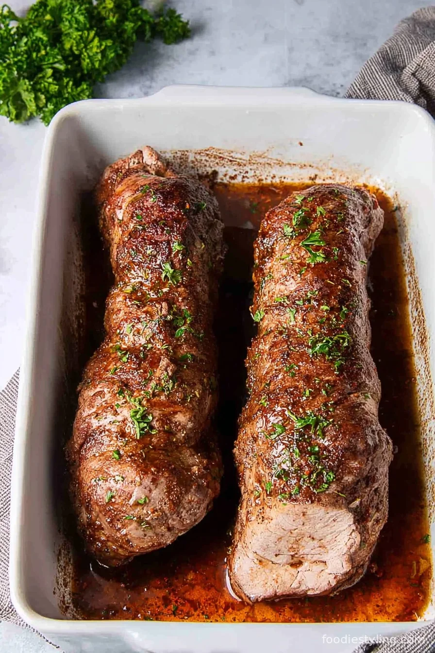 Easy Baked Pork Tenderloin | Foodie Styling