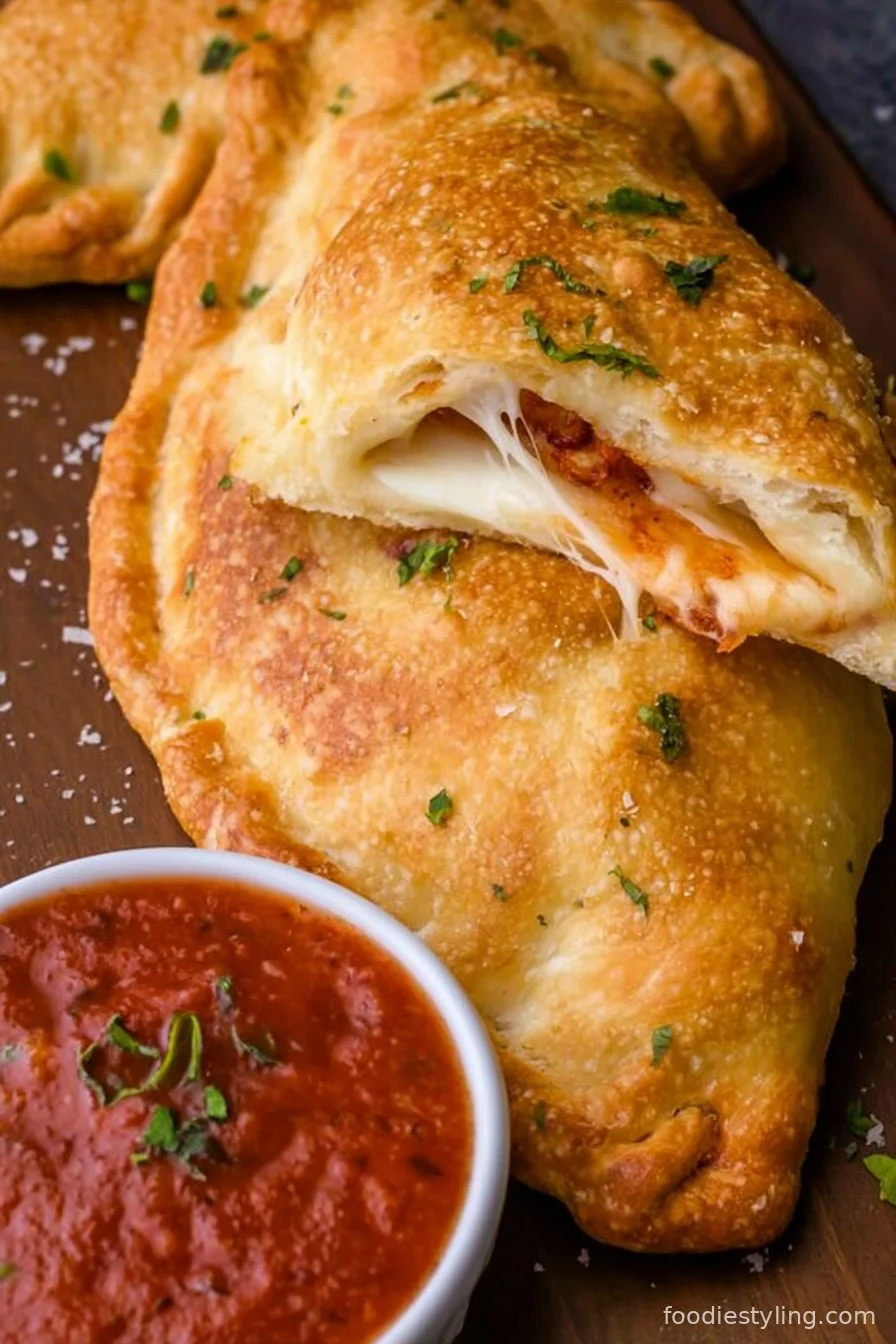 Easy Calzone Recipe | Foodie Styling