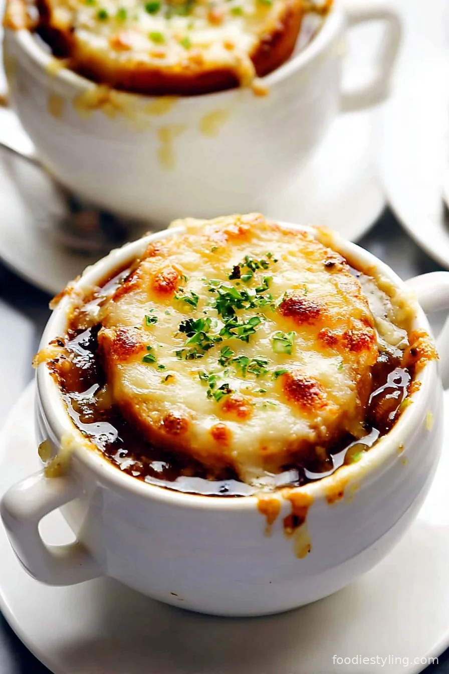 French Onion Soup | Foodie Styling