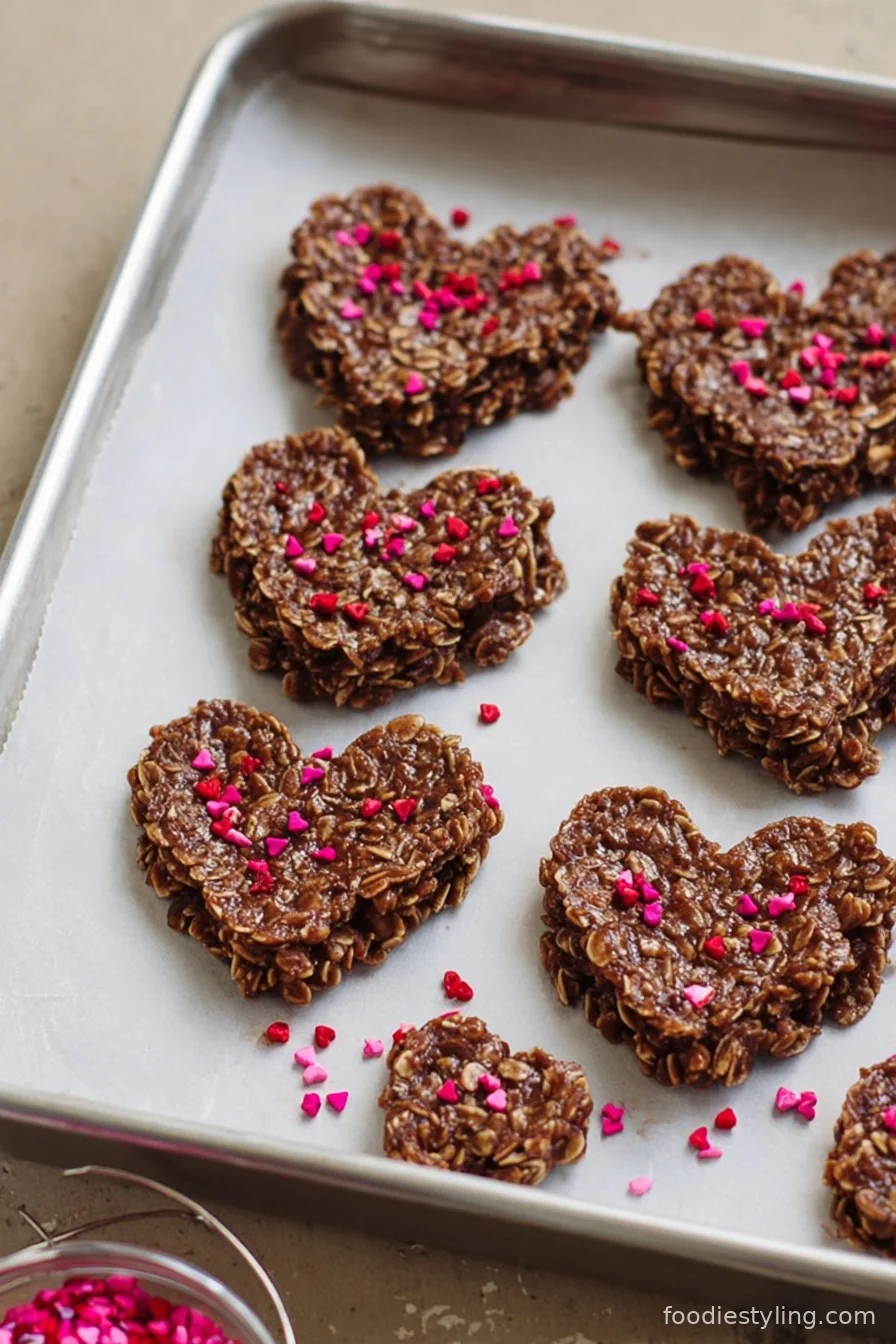 Healthy No Bake Cookies | Valentine’s Day | Foodie Styling