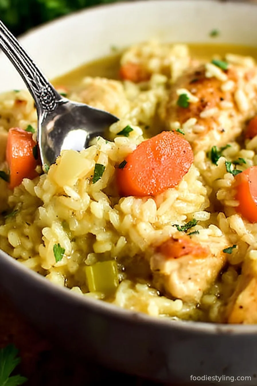 One Pot Chicken and Rice | Foodie Styling